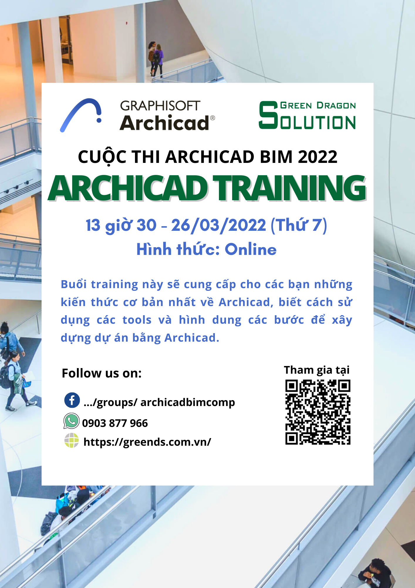 Archicad Training (Cuộc thi Archicad BIM 2022) - GreenDS